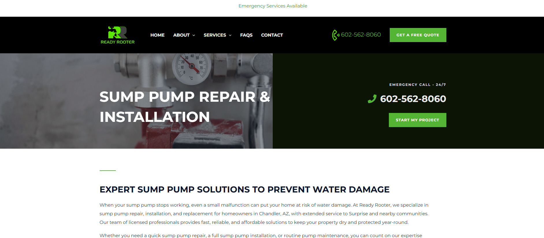 Affordable Sump Pump Services – Expert Repair & Installation